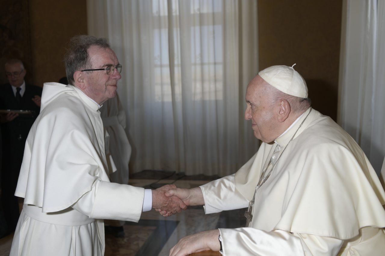 Norbertines celebrate with Pope Francis - Middlesbrough Diocese